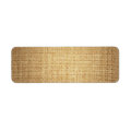 Burlap Blank Textured Background Label | Zazzle