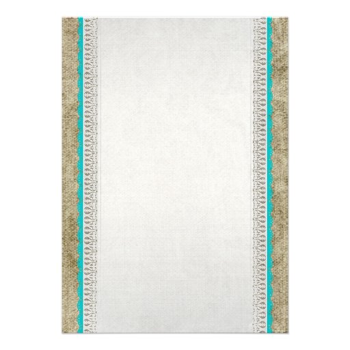 Burlap Sand Dollar Wedding Invitations | CI4U