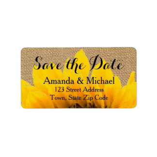 Sunflower Shipping, Address, & Return Address Labels | Zazzle