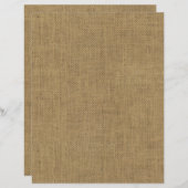 Burlap Texture Tan Scrapbook Paper | Zazzle