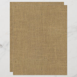 Burlap Texture Tan Scrapbook Paper | Zazzle
