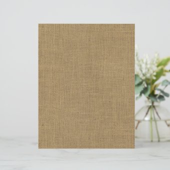 Burlap Texture Tan Scrapbook Paper | Zazzle