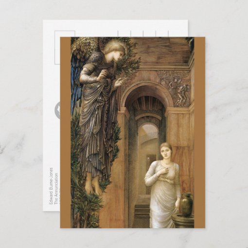 Burne-Jones Annunciation CC0423 Angel Postcard | Zazzle