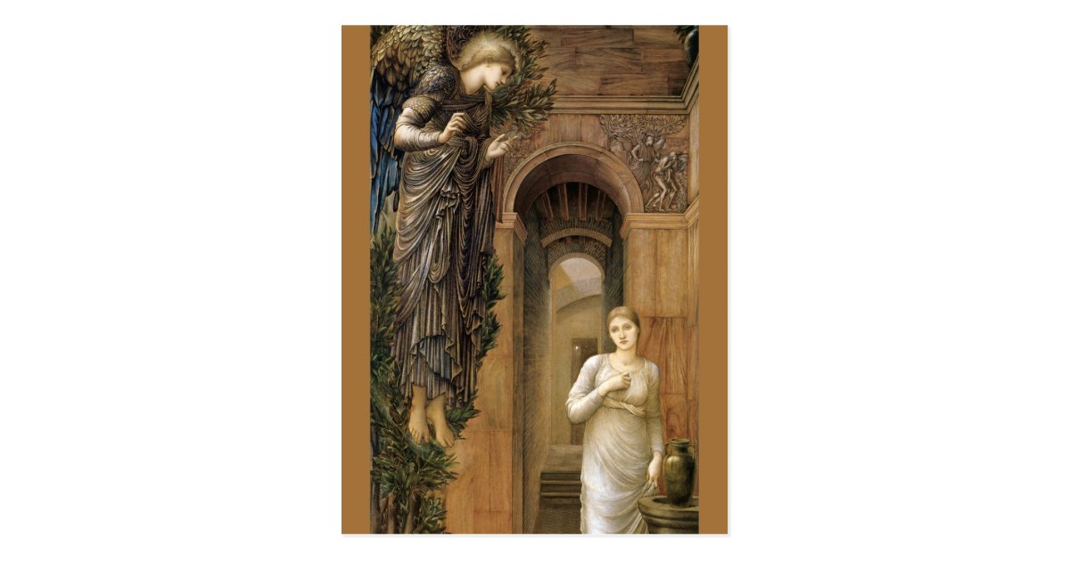 Burne-Jones Annunciation CC0423 Angel Postcard | Zazzle.com