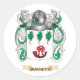 Burnett Coat of Arms (Family Crest) Classic Round Sticker | Zazzle