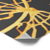 Burning Ball Picture With Netball Slogan Poster | Zazzle