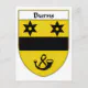 Burns Coat of Arms/Family Crest Postcard | Zazzle