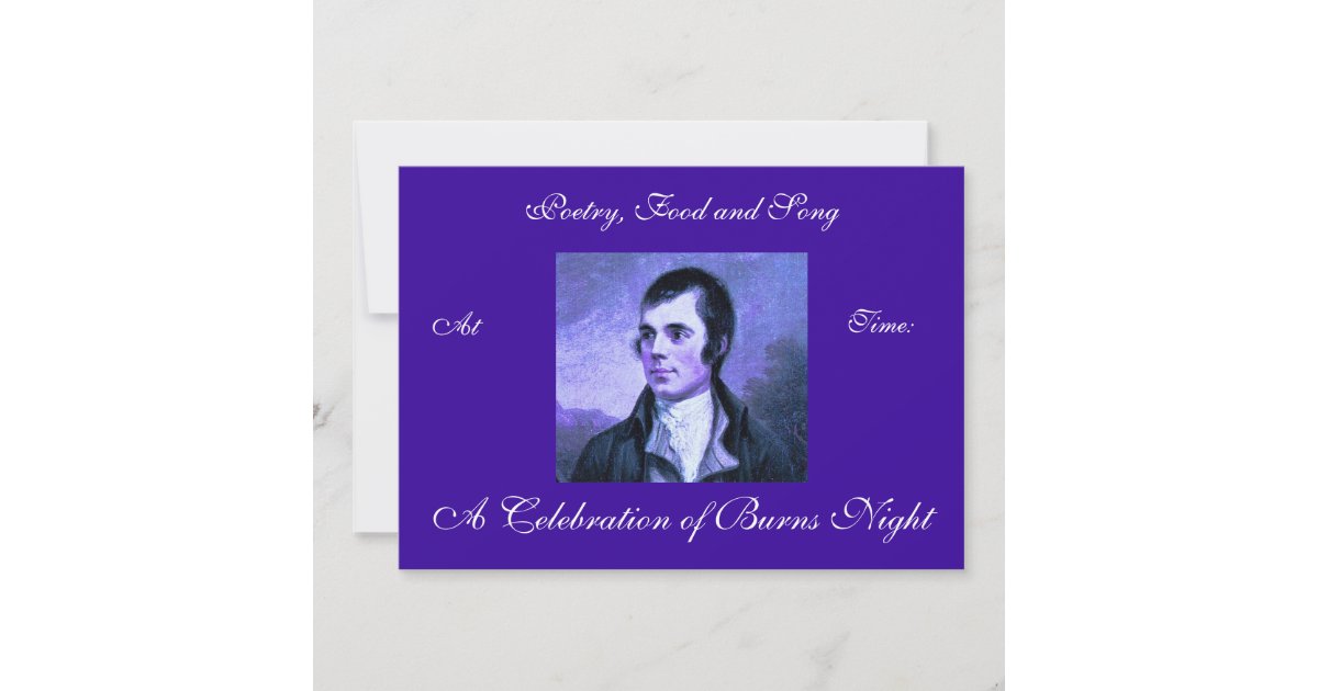 Burns Night Invitation | Zazzle