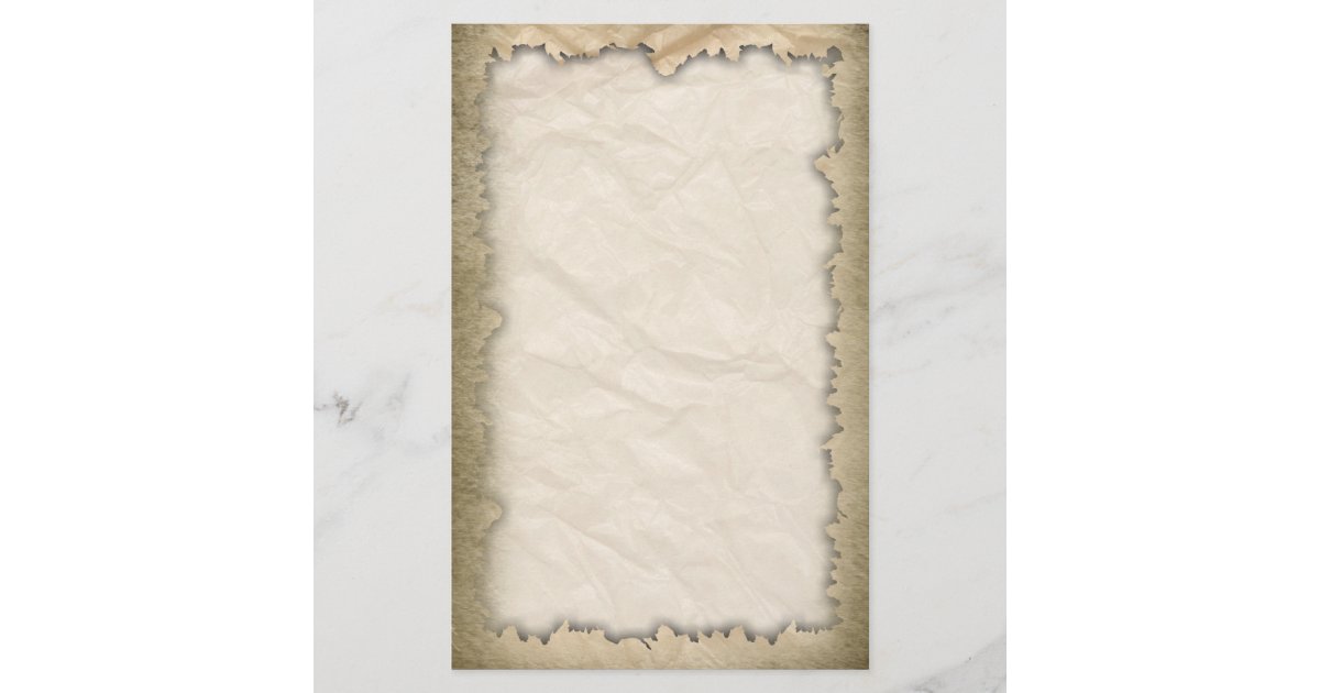 Burnt Edges on Crinkle Paper | Zazzle