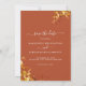 Burnt Orange Autumn Wedding Photo Save the Date | Zazzle