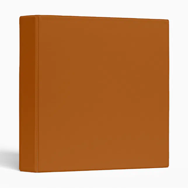 Burnt Orange Binder | Zazzle
