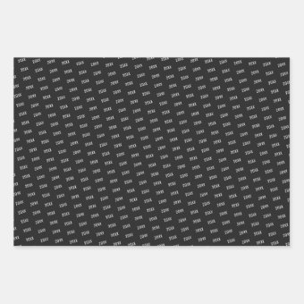Burnt Orange & Black Graduation Cap Toss Wrapping Paper Sheets | Zazzle
