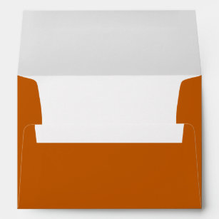 Burnt Orange Envelopes | Zazzle