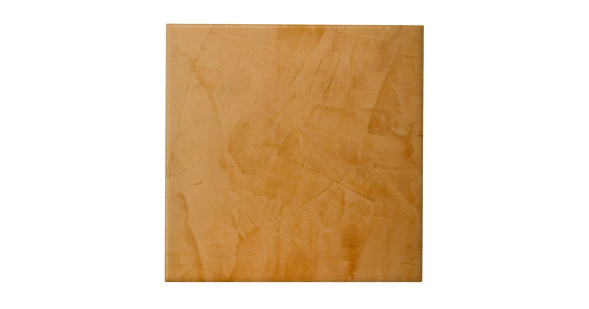 Burnt Orange Plaster Ceramic Tile | Zazzle