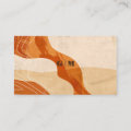 Burnt orange retro Wedding Shower Gift Registry Enclosure Card | Zazzle