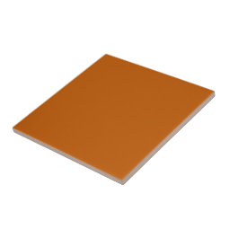 Burnt Orange Tile | Zazzle