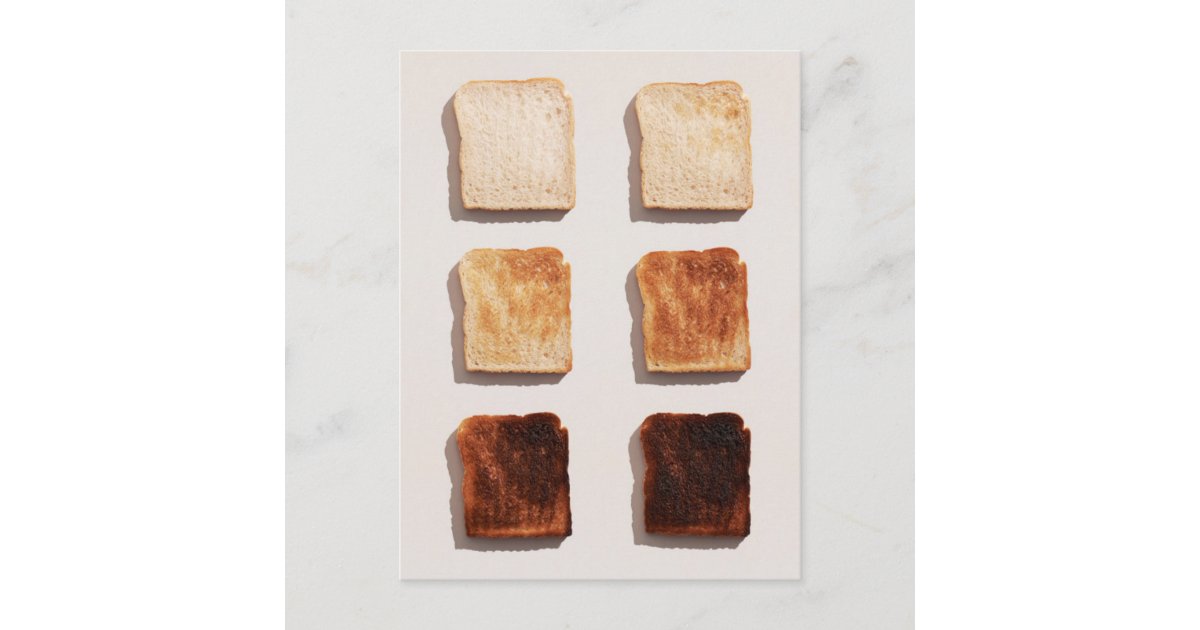 Burnt Toast Postcard | Zazzle