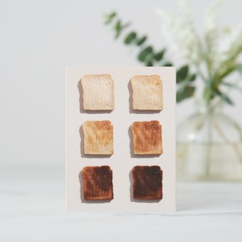 Burnt Toast Postcard | Zazzle