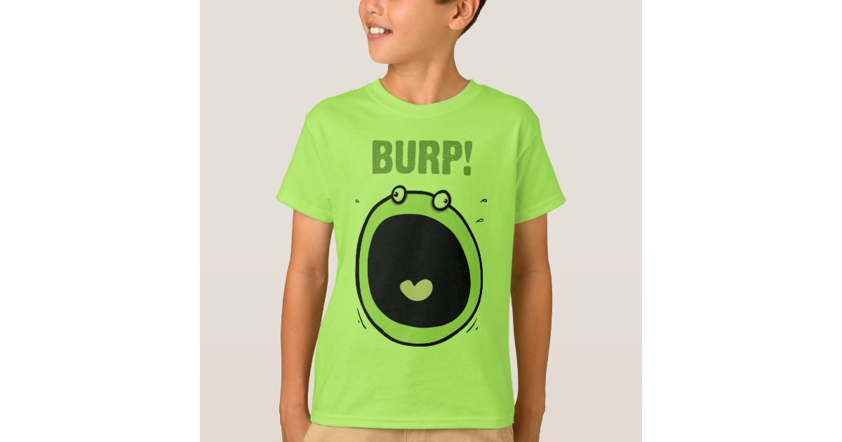 Burp Funny Kids Clothes T Shirt | Zazzle