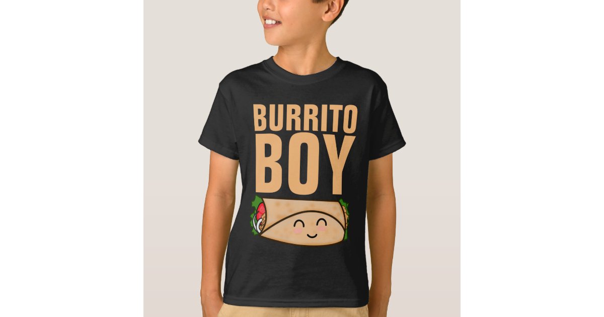 BURRITO BOY KIDS T-SHIRTS | Zazzle
