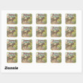 Burro Square Sticker | Zazzle