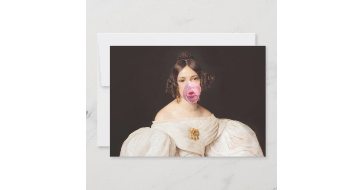 Burst Bubble Gum Diva Invitation | Zazzle