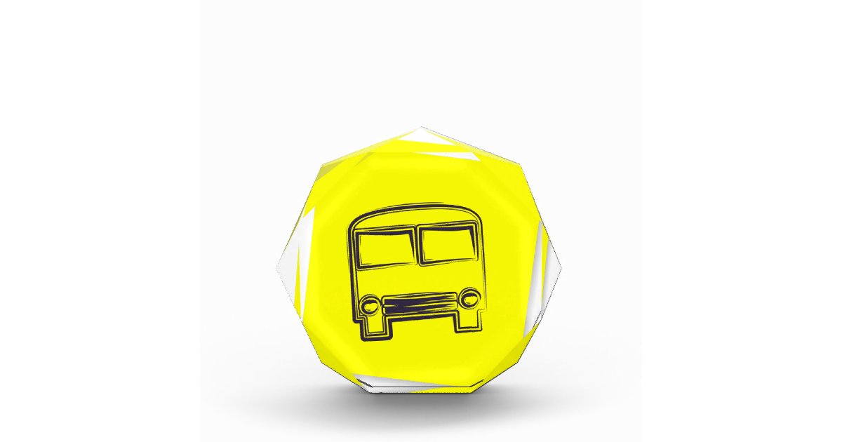 Bus Acrylic Award | Zazzle