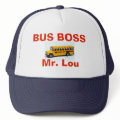 BUS BOSS Mr.Lou HAT | Zazzle