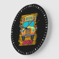 Bus Boss - School Bus Driver Appreciation Clock | Zazzle