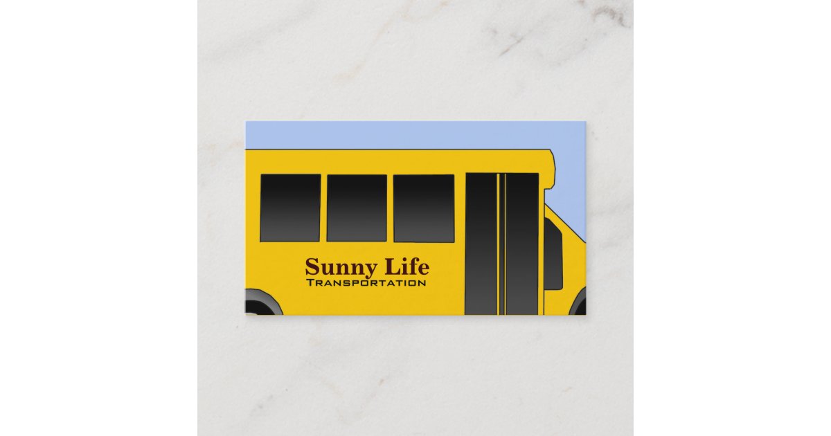Bus Business Cards | Zazzle