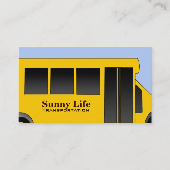 Bus Business Cards | Zazzle