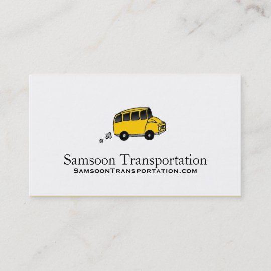 Bus Business Cards | Zazzle.com