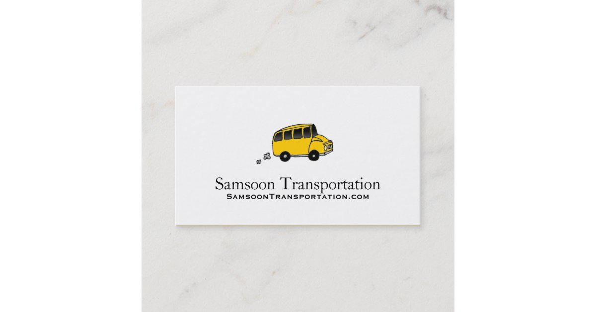Bus Business Cards | Zazzle