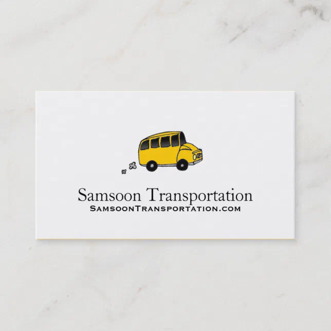 Bus Business Cards | Zazzle