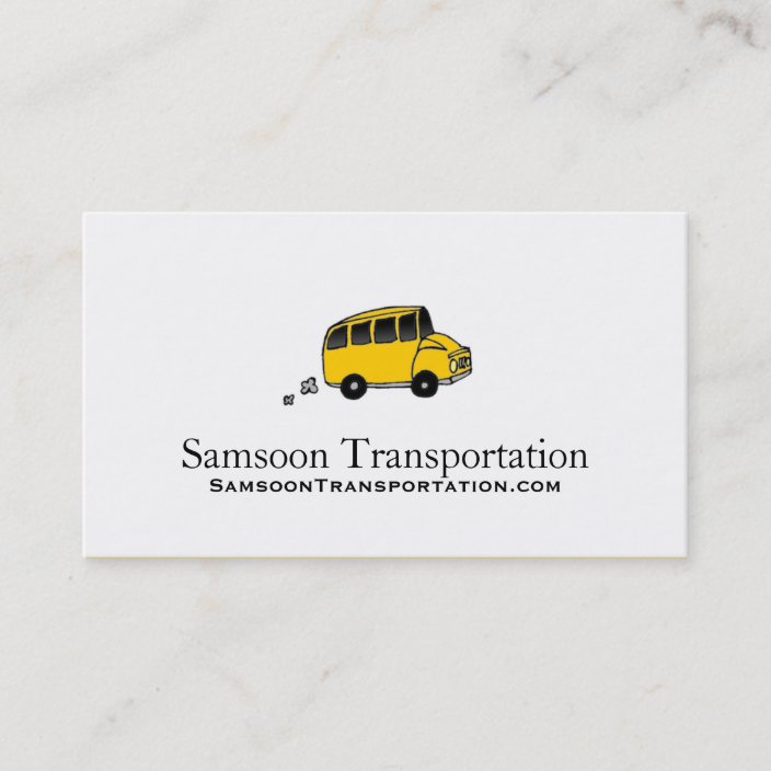 Bus Business Cards | Zazzle.com