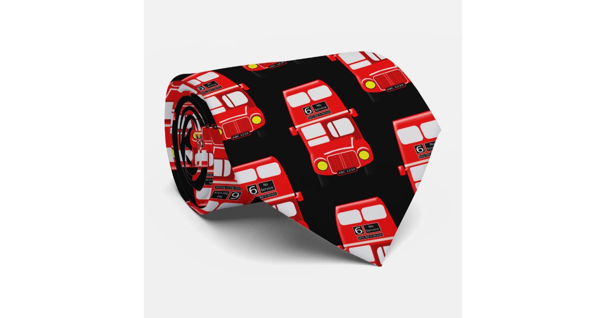 Bus Design Neck Tie | Zazzle