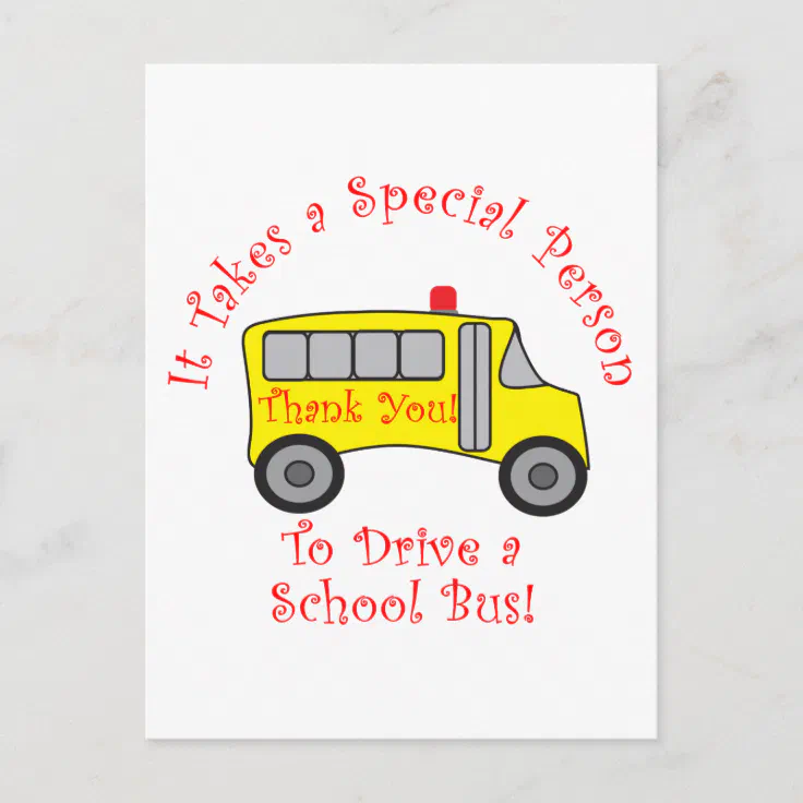 Bus Driver Postcard | Zazzle