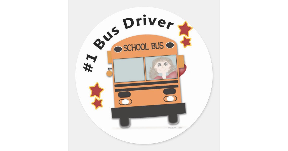 Bus Driver Stickers | Zazzle