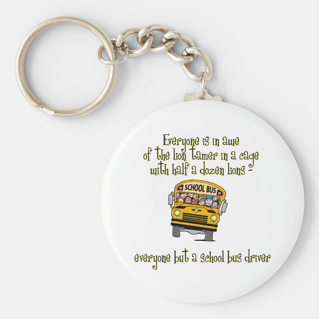 Bus Drivers Keychain | Zazzle