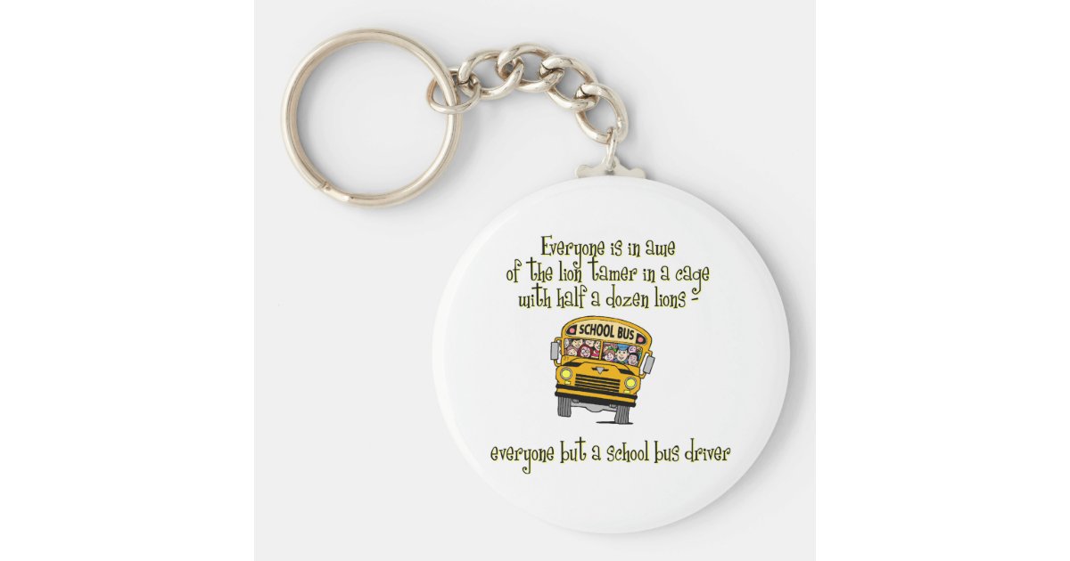 Bus Drivers Keychain | Zazzle