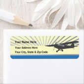 Bush Plane Label | Zazzle