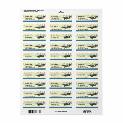 Bush Plane Label | Zazzle