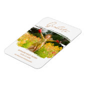 Bushstroke Whimsical Calligraphy Graduation Pre K Magnet | Zazzle