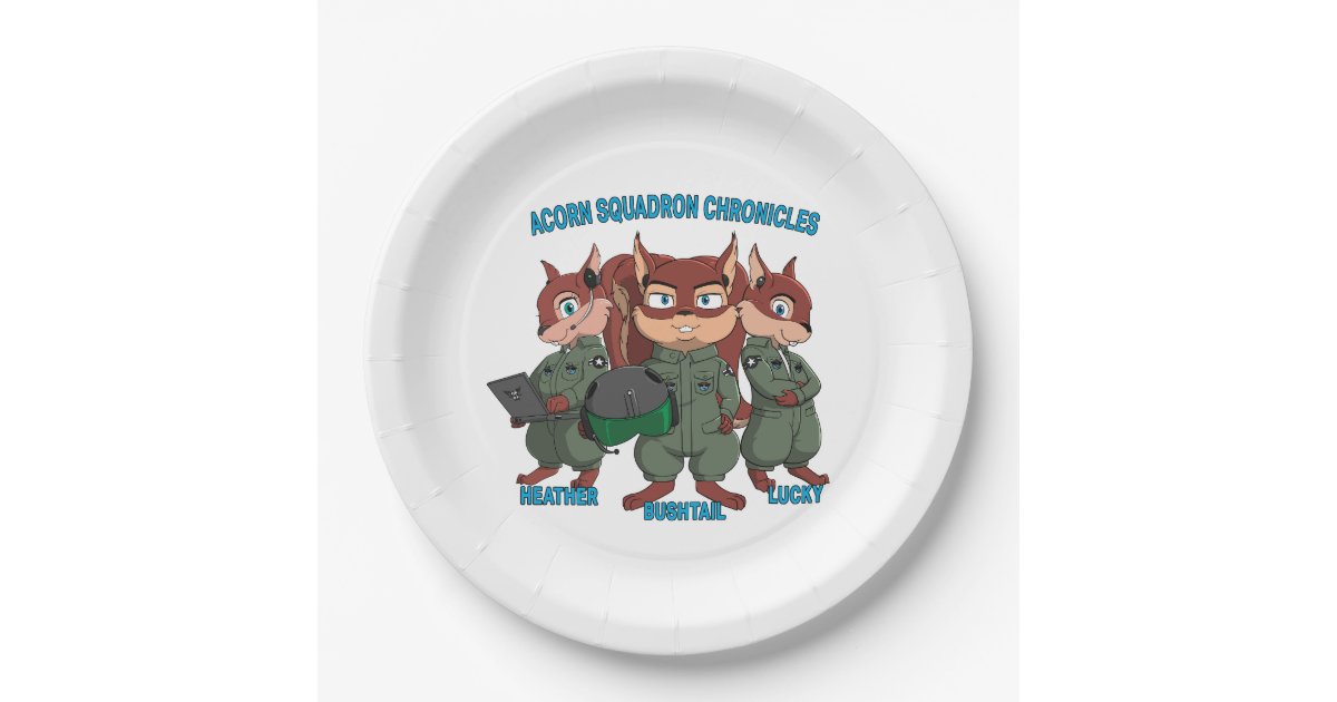 Bushtail Party Plates | Zazzle