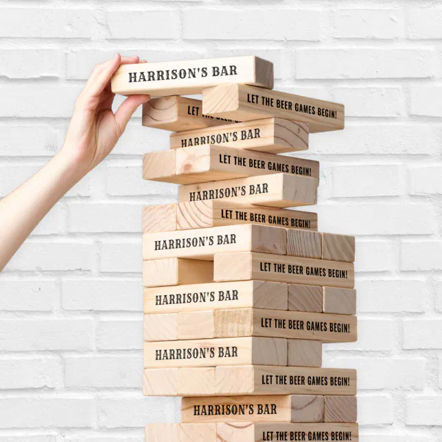 Business Bar Restaurant Topple Tower | Zazzle