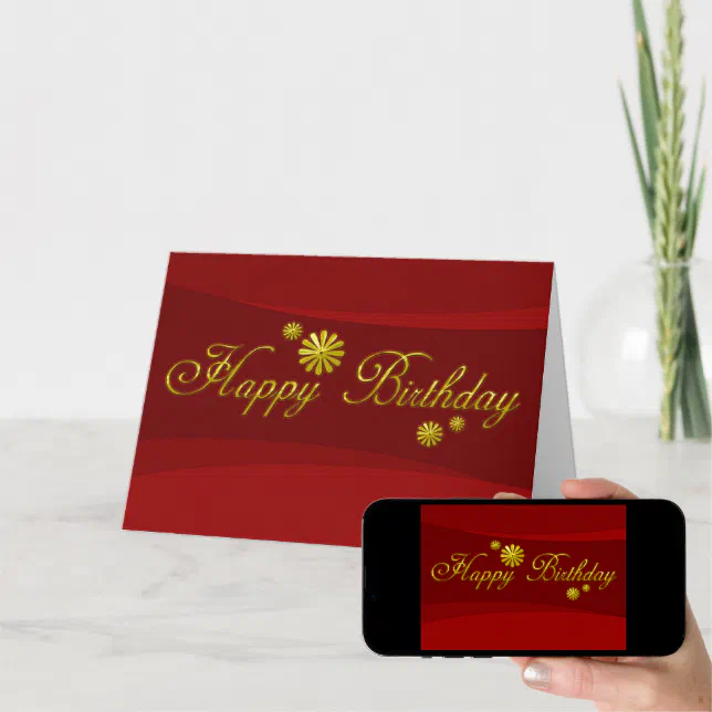 Business Birthday Card Happy Birthday | Zazzle