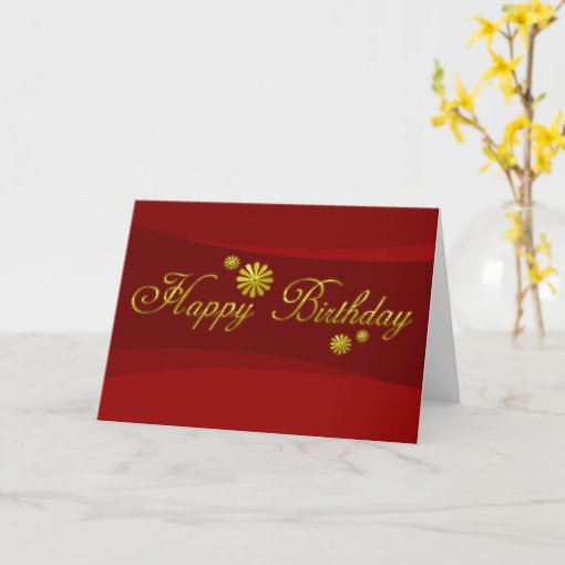 Business Birthday Card Happy Birthday | Zazzle