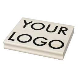 Business Branding Logo Professional Rubber Stamp | Zazzle