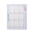 Business Call Planner & Tracking Sheet Notepad | Zazzle
