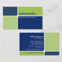 BUSINESS CARD bold modern segment | Zazzle